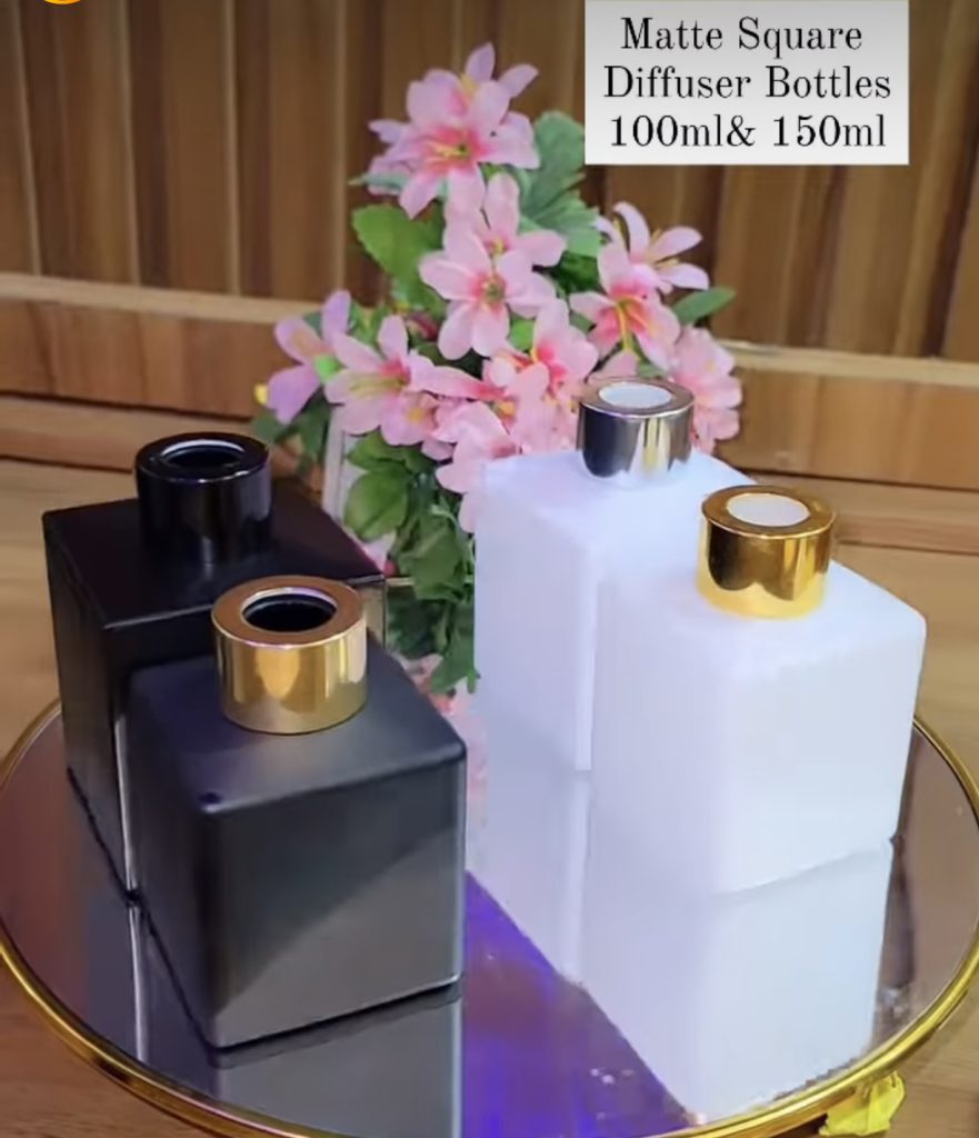 Square Matte Diffuser Bottle – Trendynidzstore.com